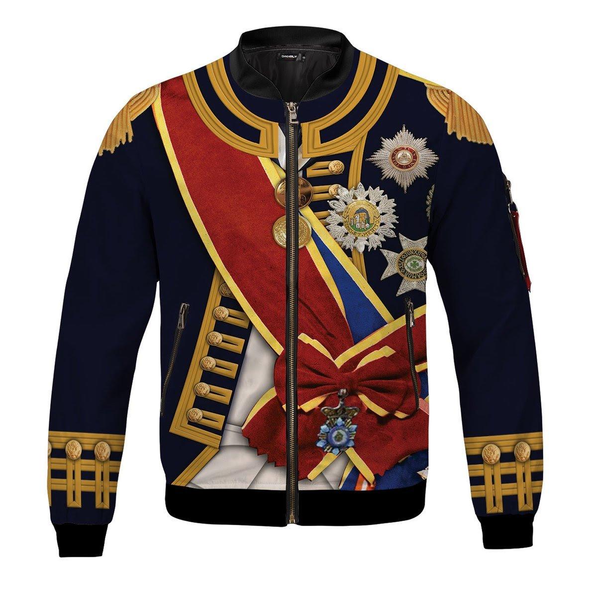 CustomsPig Horatio Nelson, 1st Viscount Nelson Navy Sailor Bomber Jacket