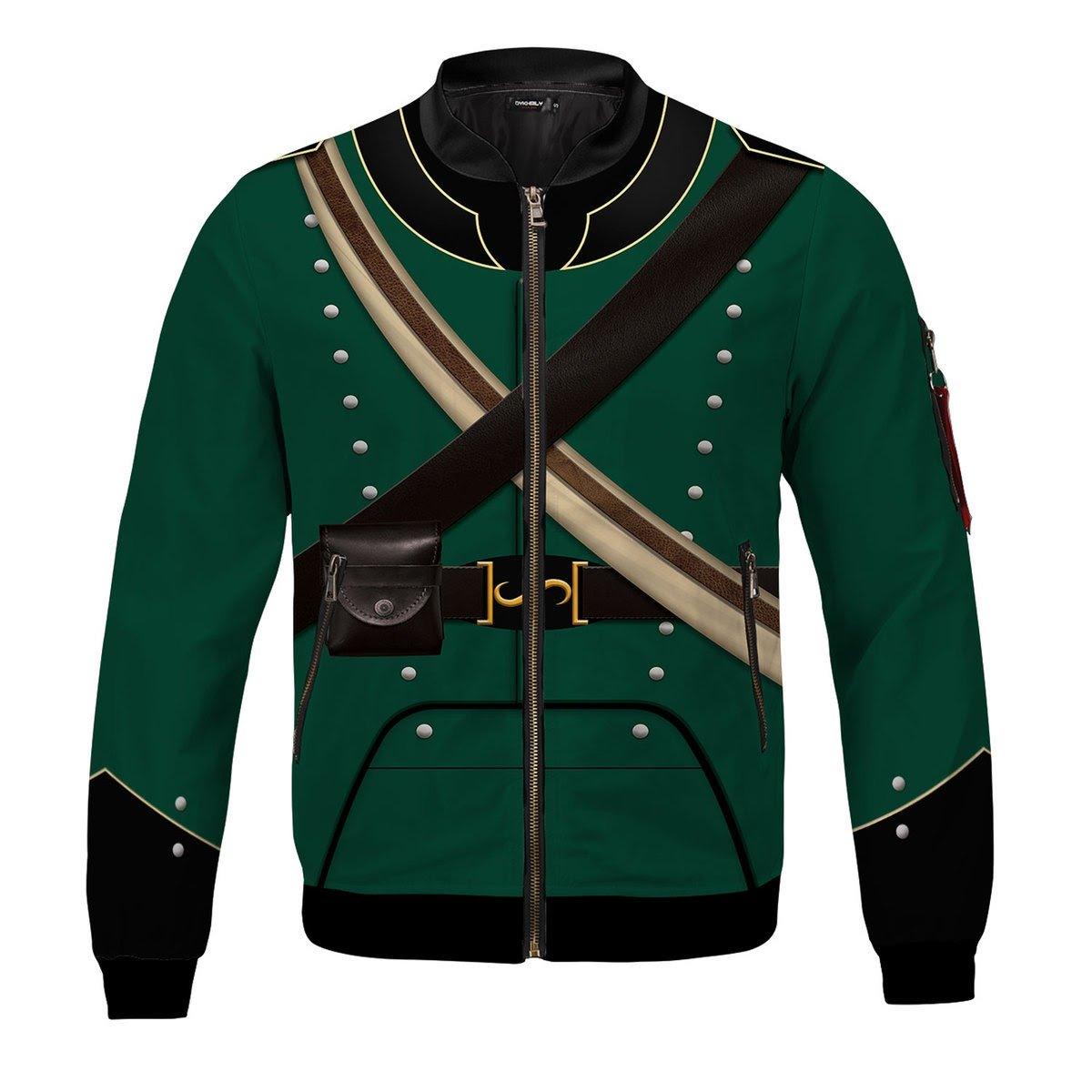 CustomsPig British 95th Rifles Uniform Army Green Jacket