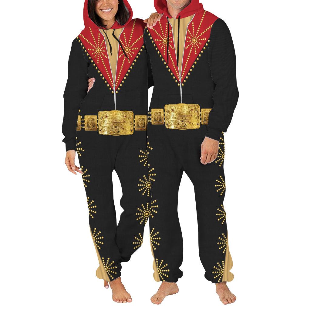 OodieGang Elvis Cisco Red jumpsuit Costume – CustomsPig