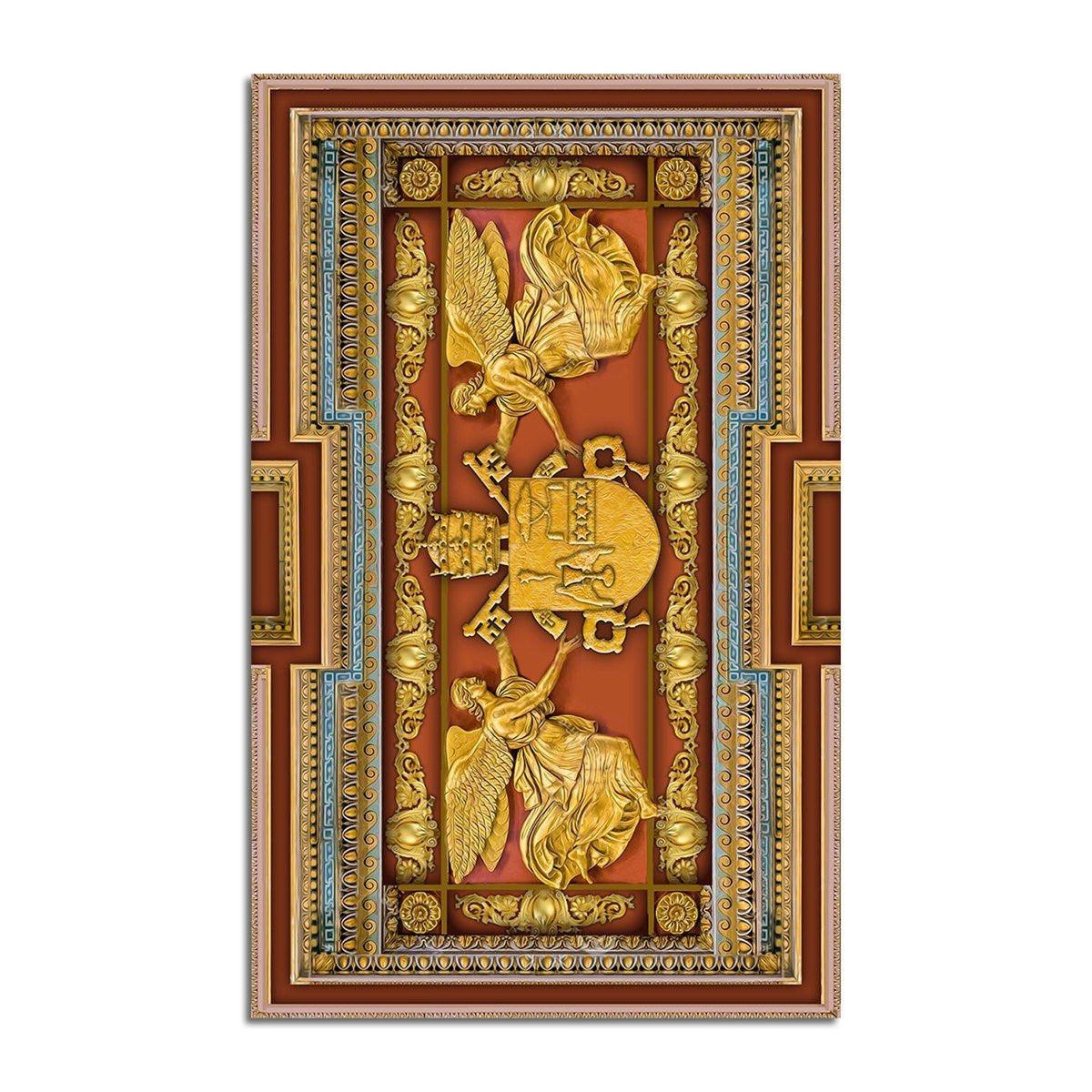 Pope Gregory XVI Coat Of Arms Rug – CustomsPig