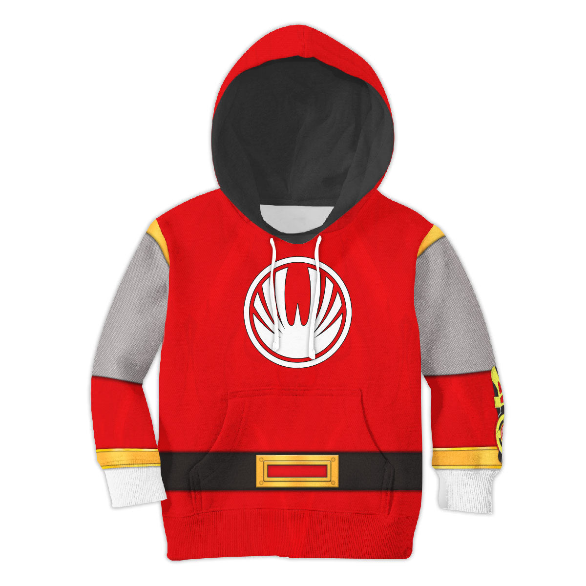 CustomsPig Power Rangers Ninja Storm Red Ranger Costumes Hoodie Sweats